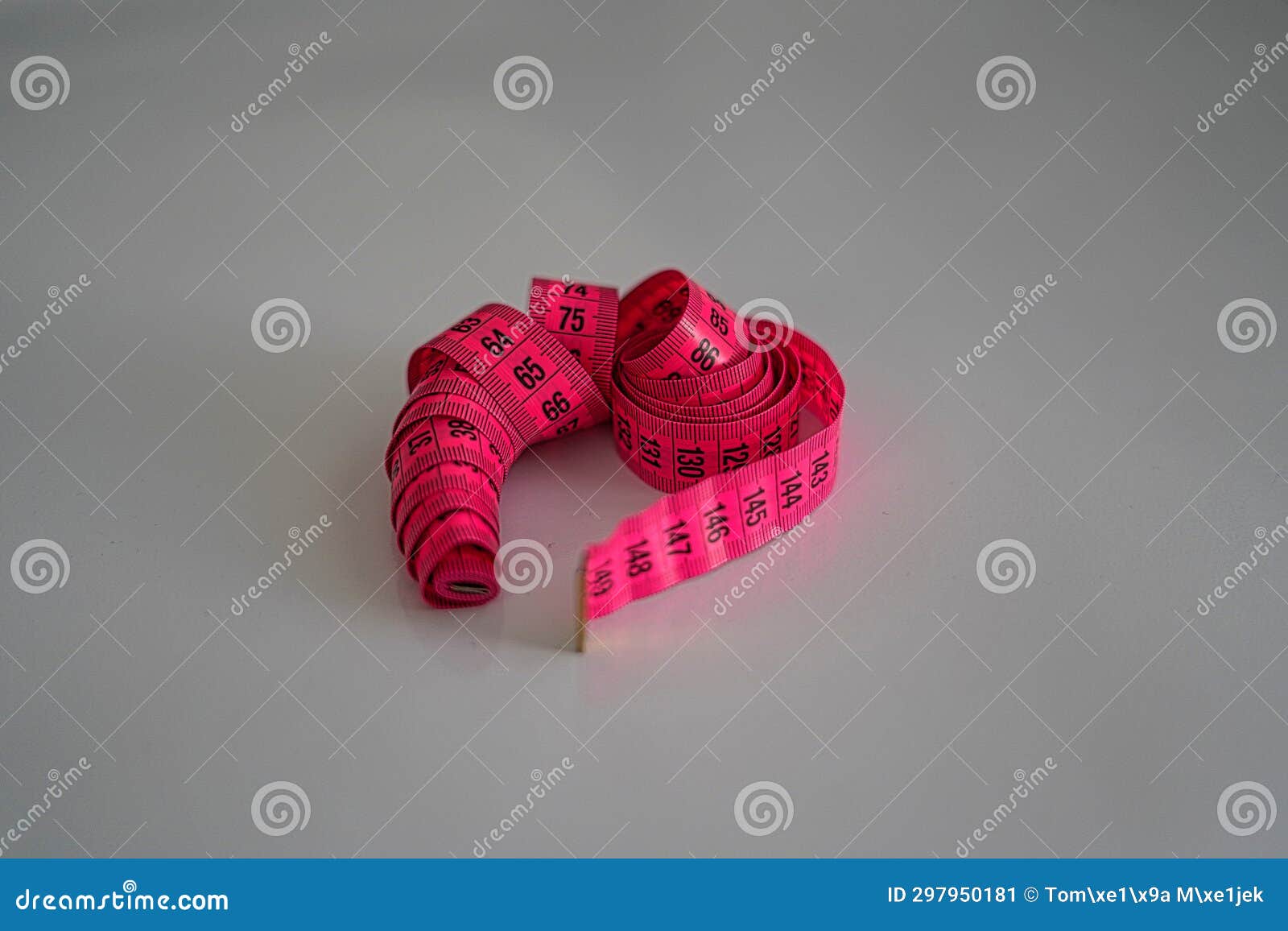 Bright Pink Coloured Meter on White Background Stock Image - Image of ...