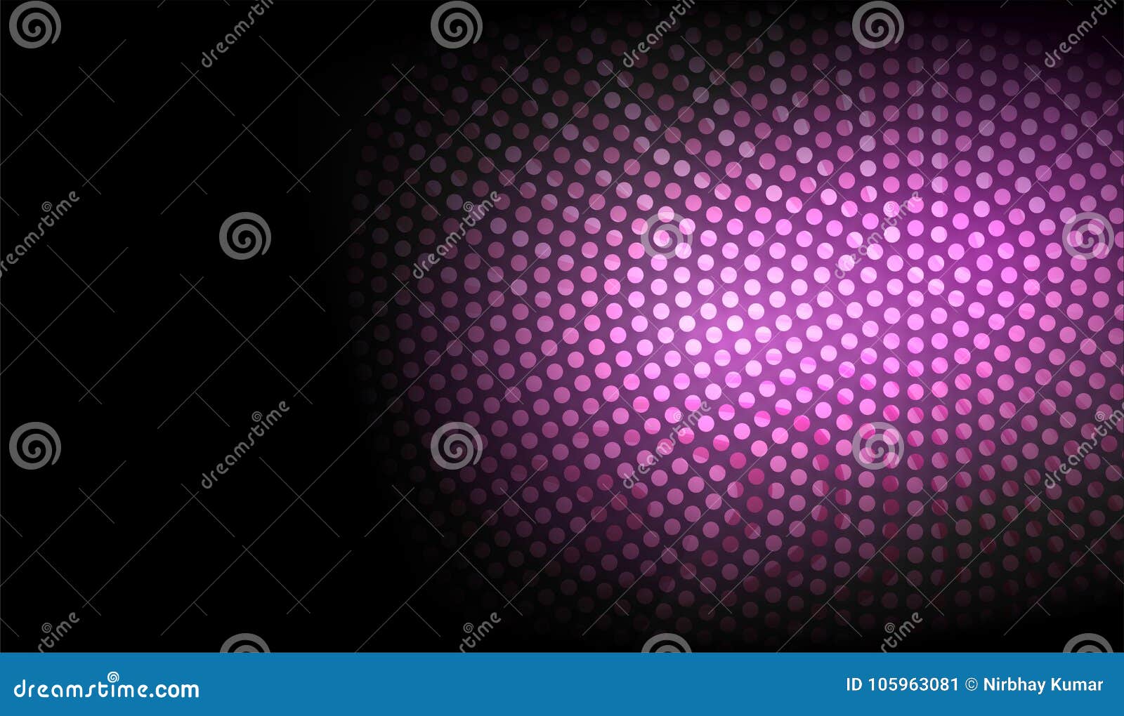 Bright Pink Dot Abstract Background Shining Light Stock Vector ...