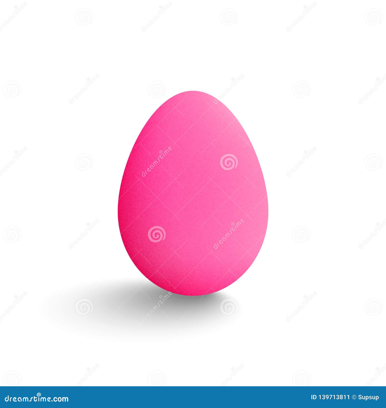 Bright pink egg stock vector. Illustration of pink, religion - 139713811