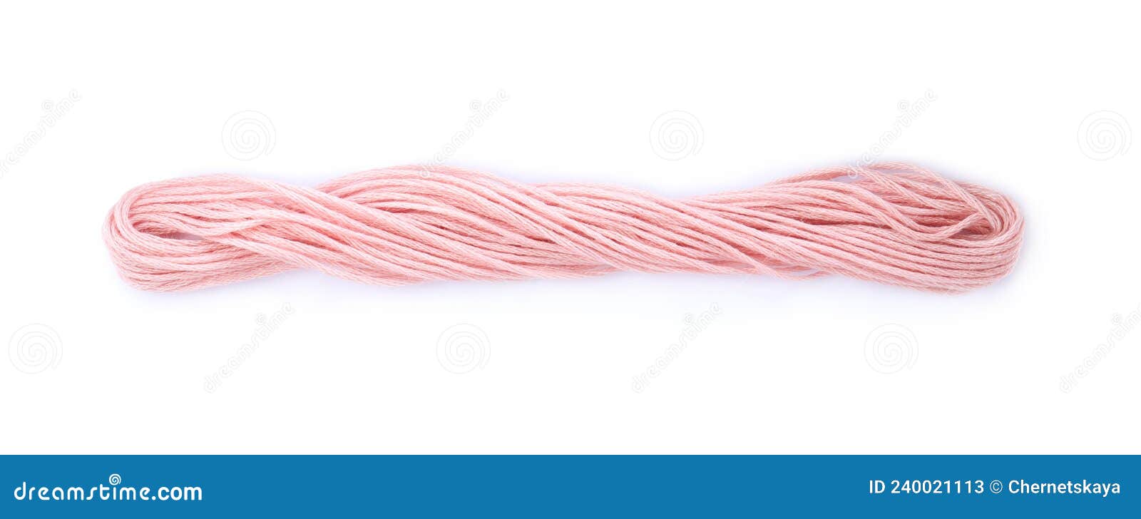 Bright Pink Embroidery Thread on White Background Stock Image - Image ...