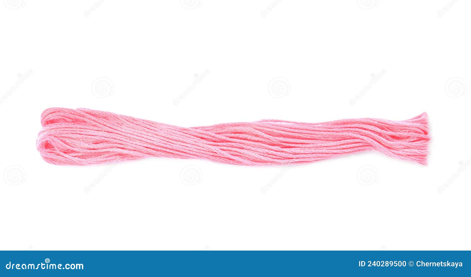 Bright Pink Embroidery Thread on White Background Stock Photo - Image ...