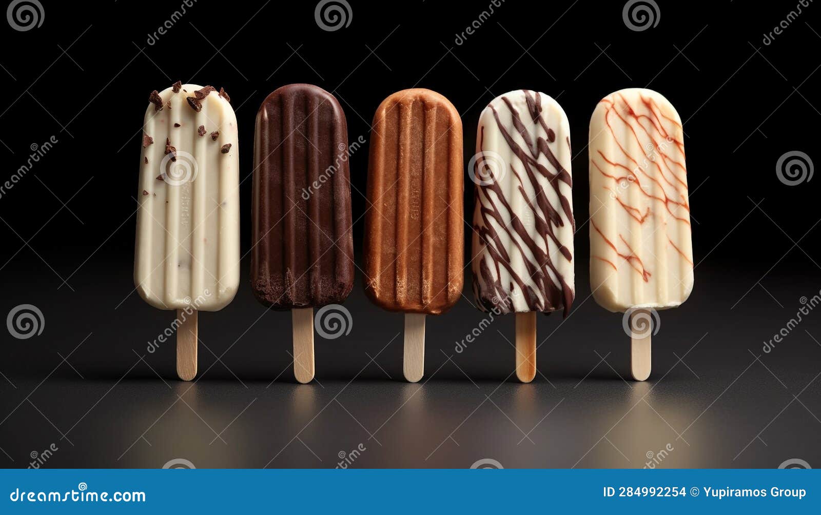 Bright Pink Ice Cream Bar with Strawberry and Raspberry Flavors ...