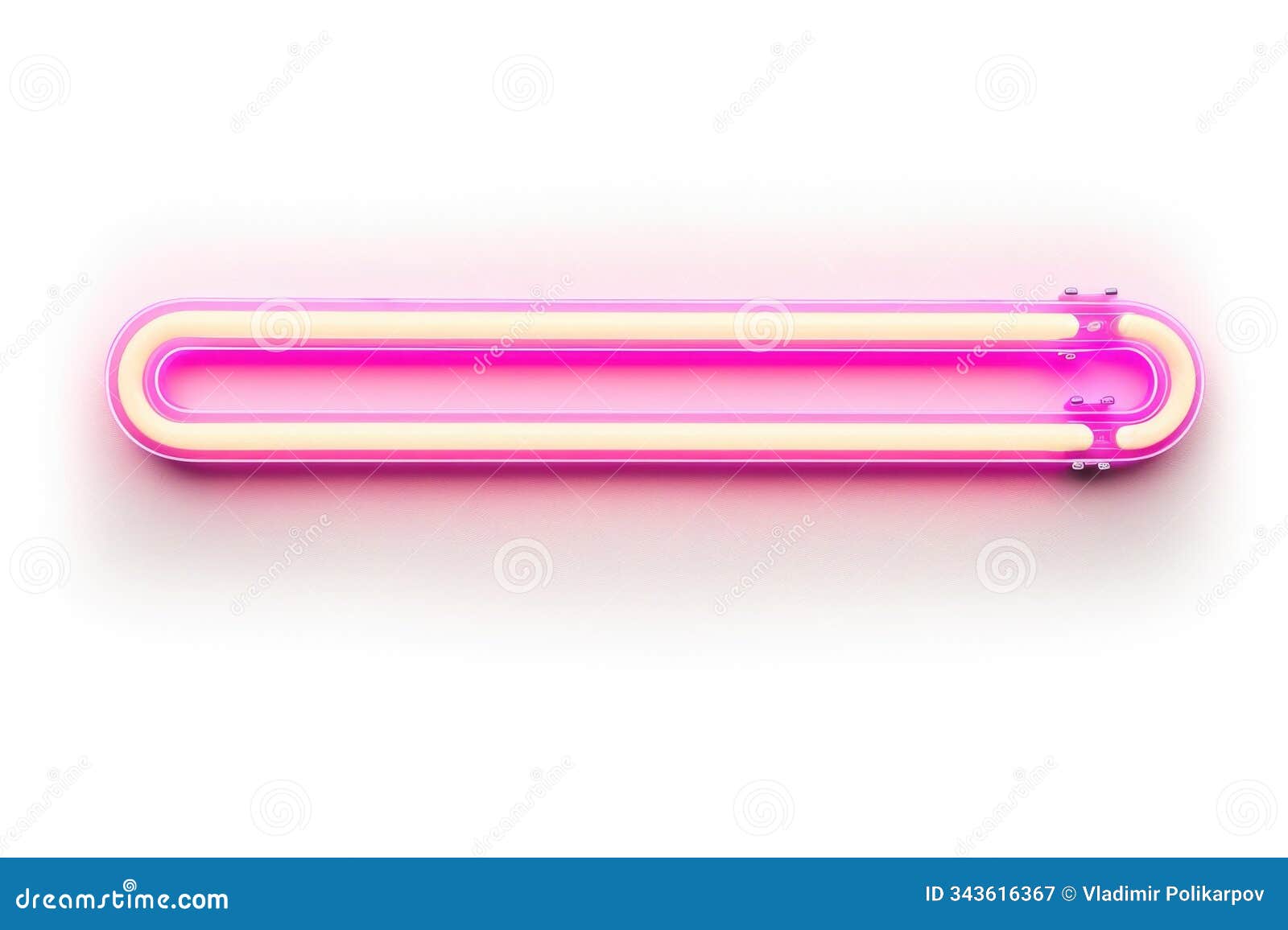 A Bright Pink Neon Sign on a White Background Stock Image - Image of ...