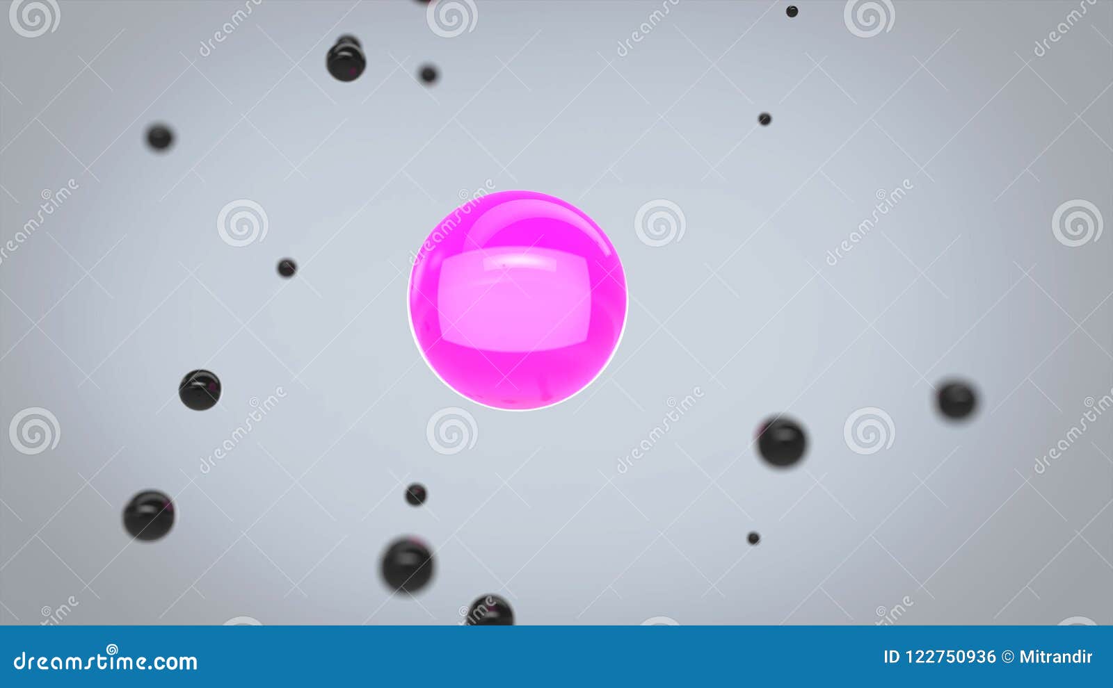 Bright Pink Particle Floating Stock Illustration - Illustration of ...