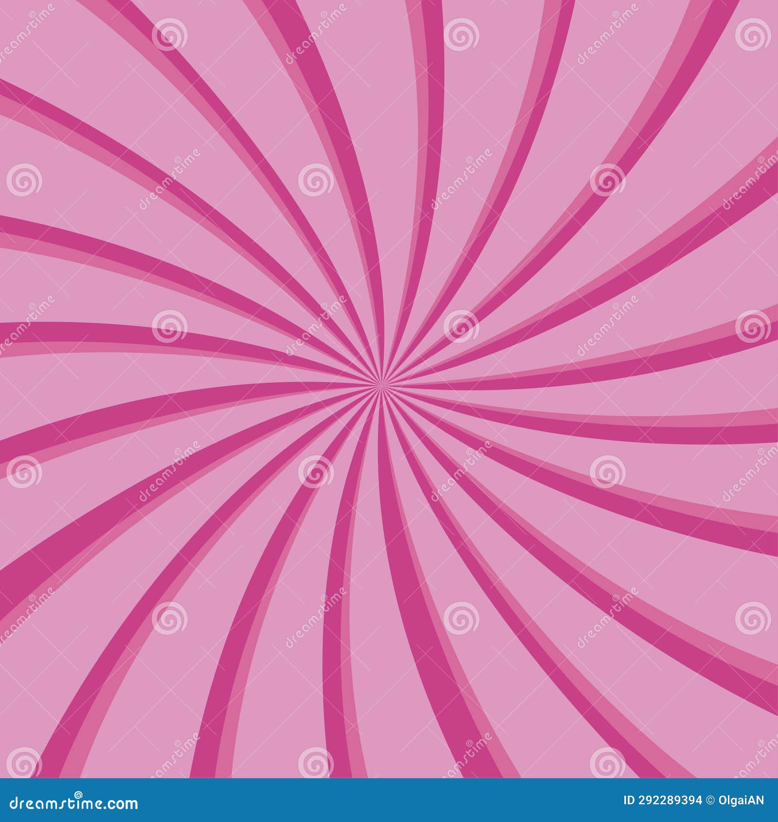 Bright Pink Sun Rays Background.Rays Background in Retro Style. Vector ...