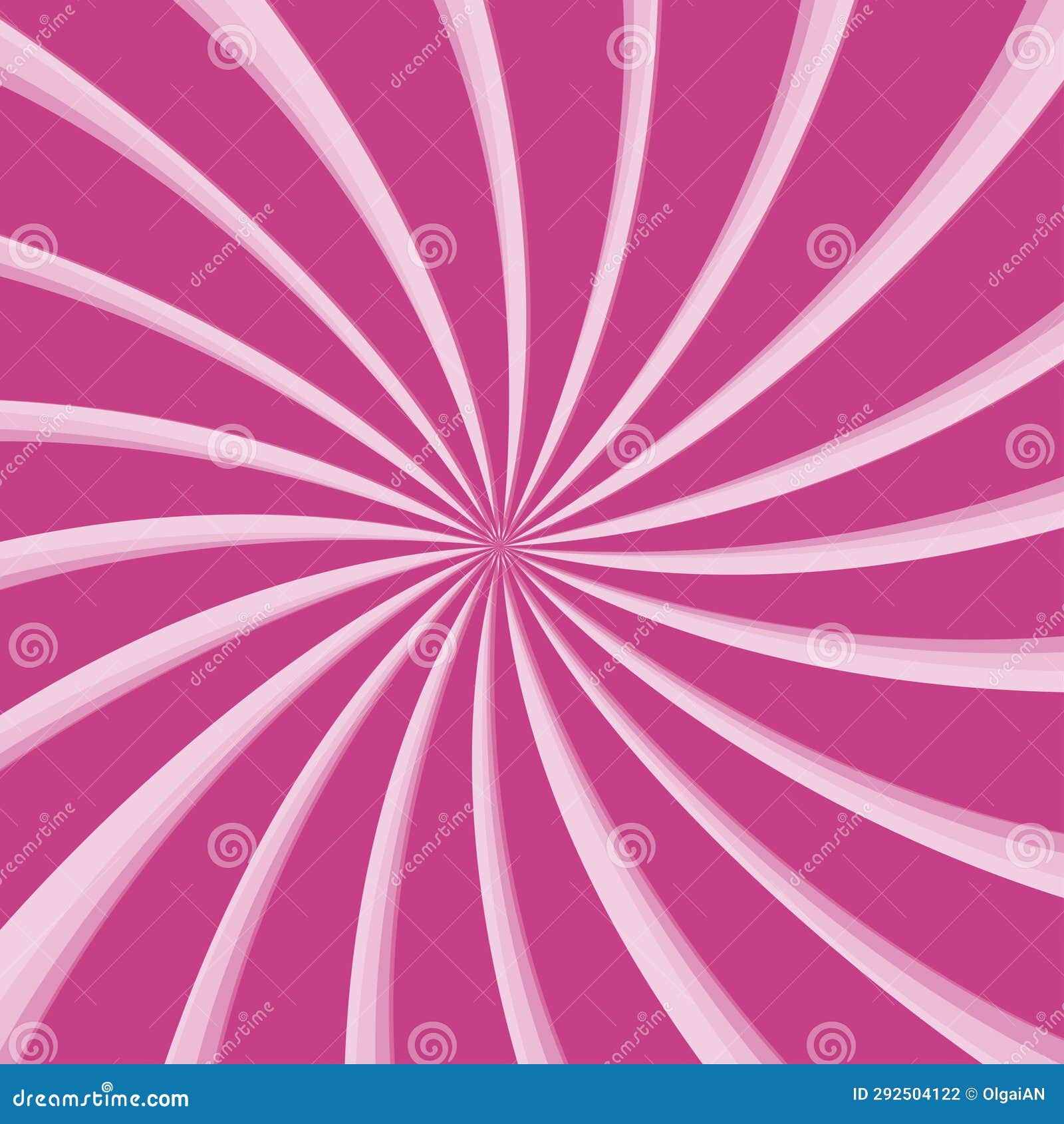 Bright Pink Sun Rays Background.Rays Background in Retro Style. Vector ...