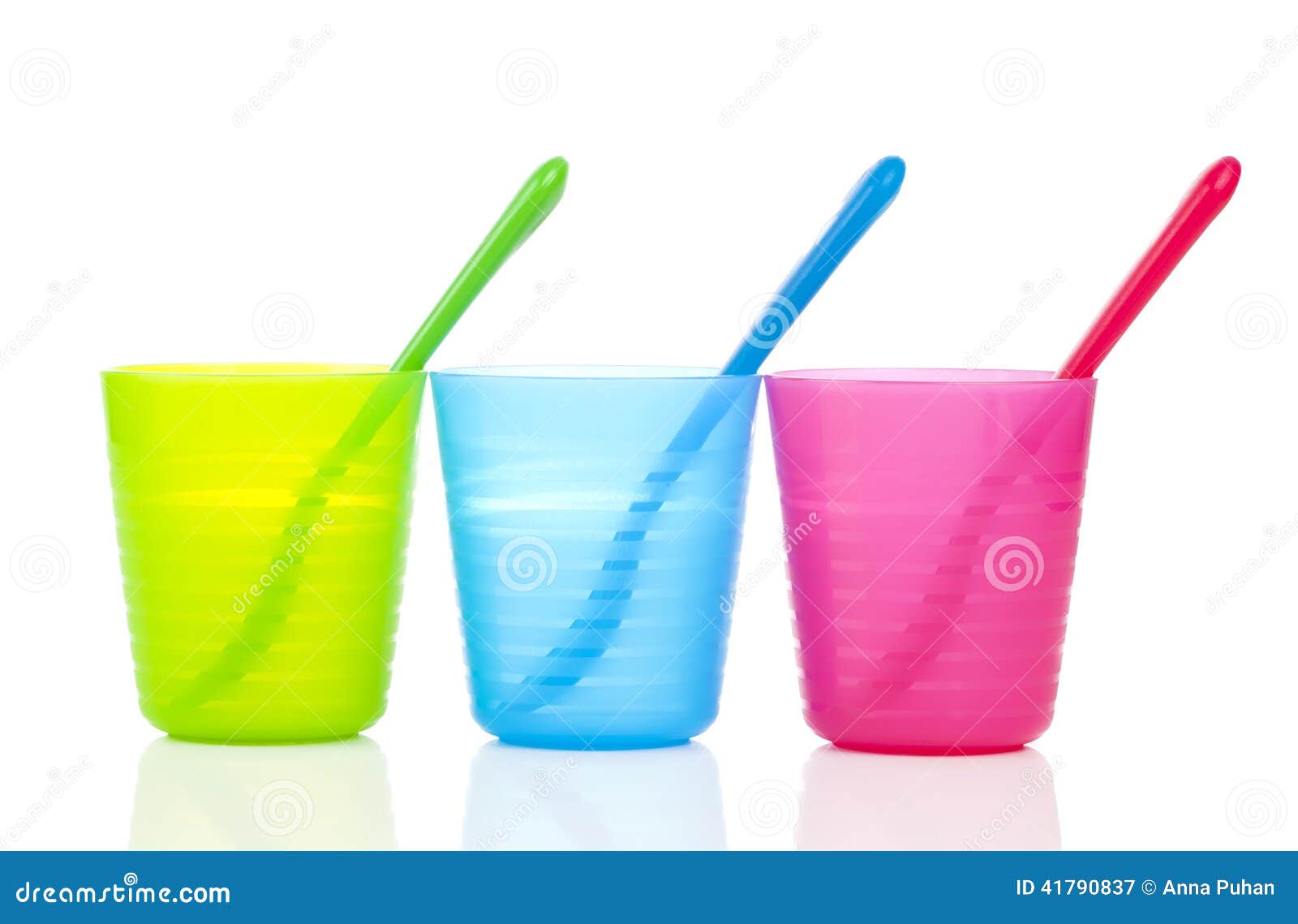 Bright plastic tableware, stock image. Image of tableware - 41790837