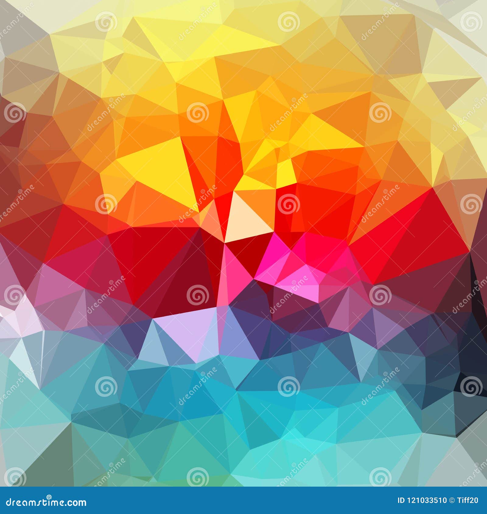 Bright polygon background stock illustration. Illustration of glow ...