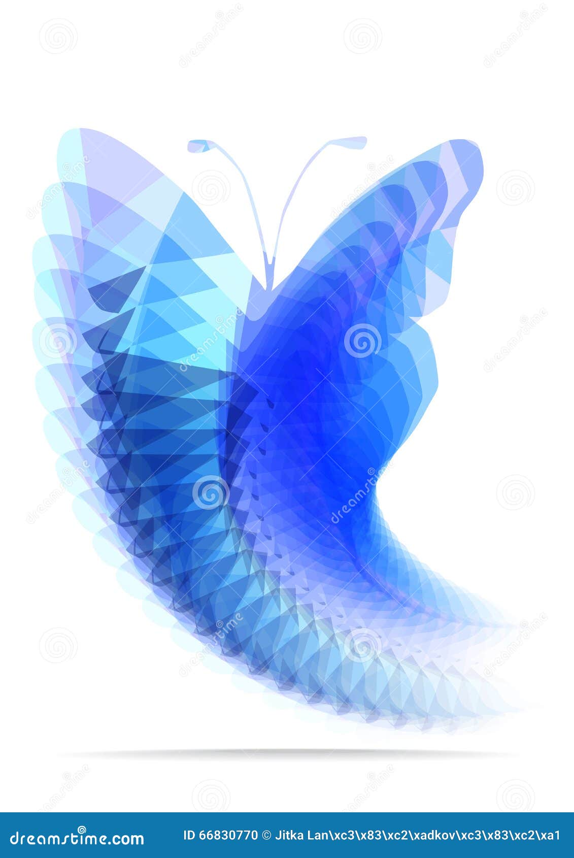 Bright polygons butterfly stock vector. Illustration of colorful - 66830770