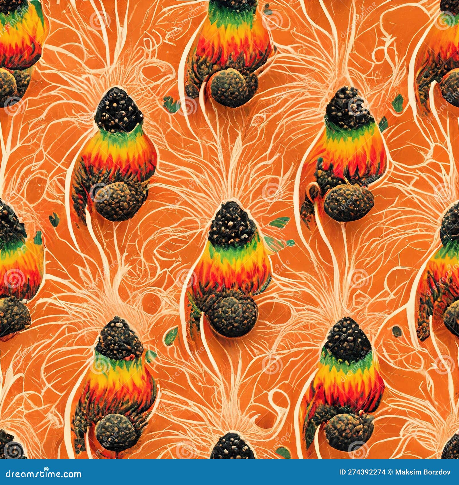 Psychedelic Cannabis Leaf. Generative AI. Not Based On Any Actual Scene ...