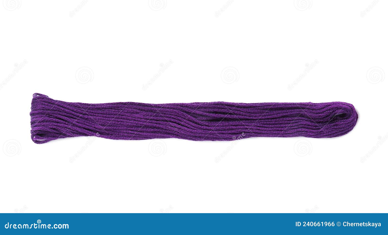 Bright Purple Embroidery Thread on White Background Stock Photo - Image ...