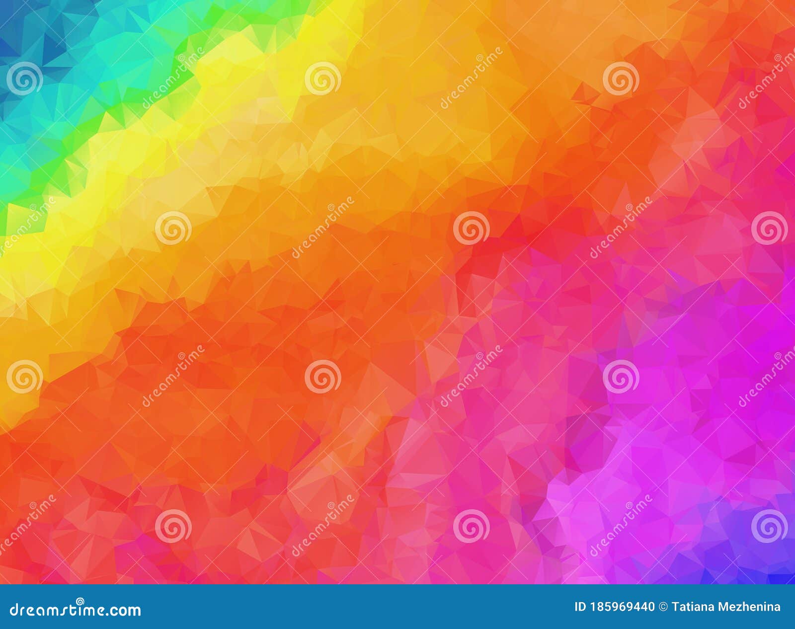 Bright Rainbow Color Abstract Polygonal Background Stock Vector ... Bright Rainbow Color Abstract Polygonal Background Stock Vector ...