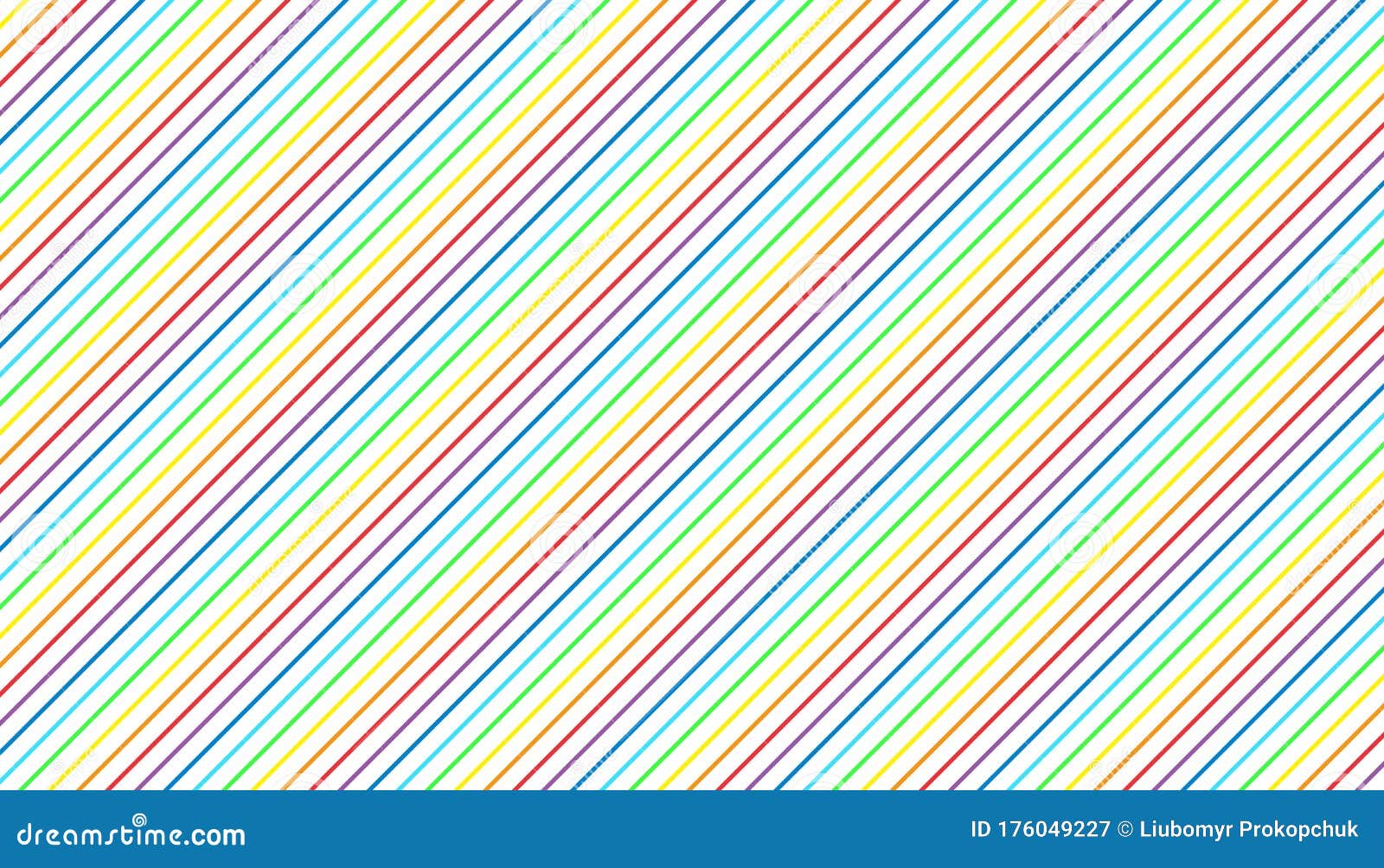Bright Rainbow Diagonal Background Stock Illustration - Illustration of ...
