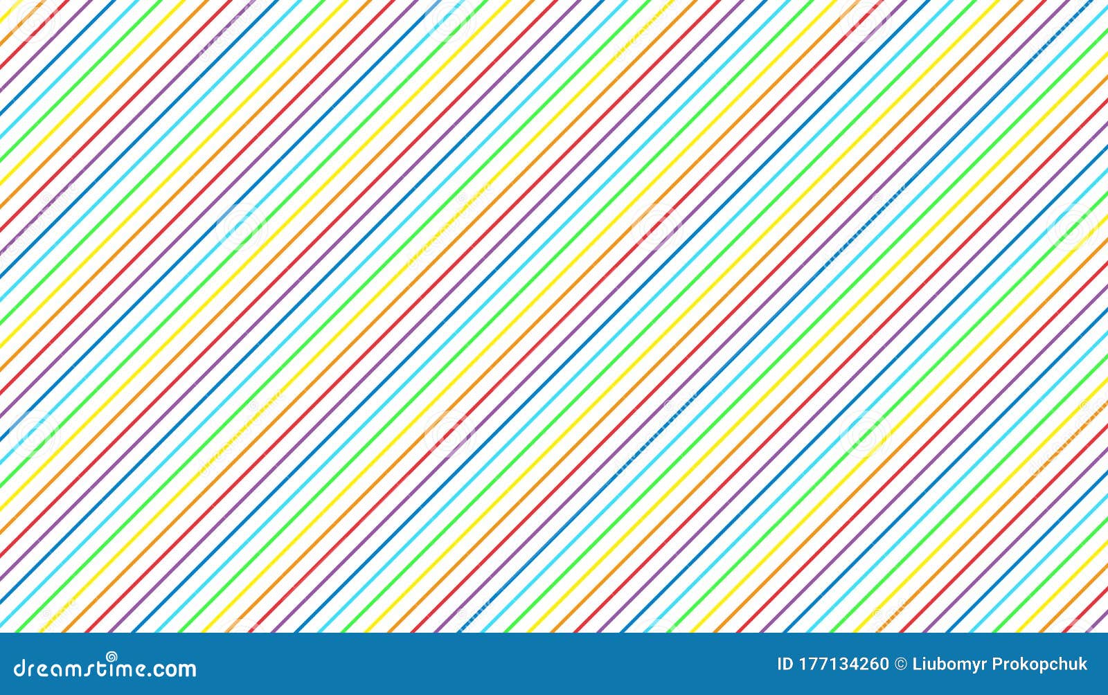 Bright Rainbow Diagonal Background Stock Vector - Illustration of ...