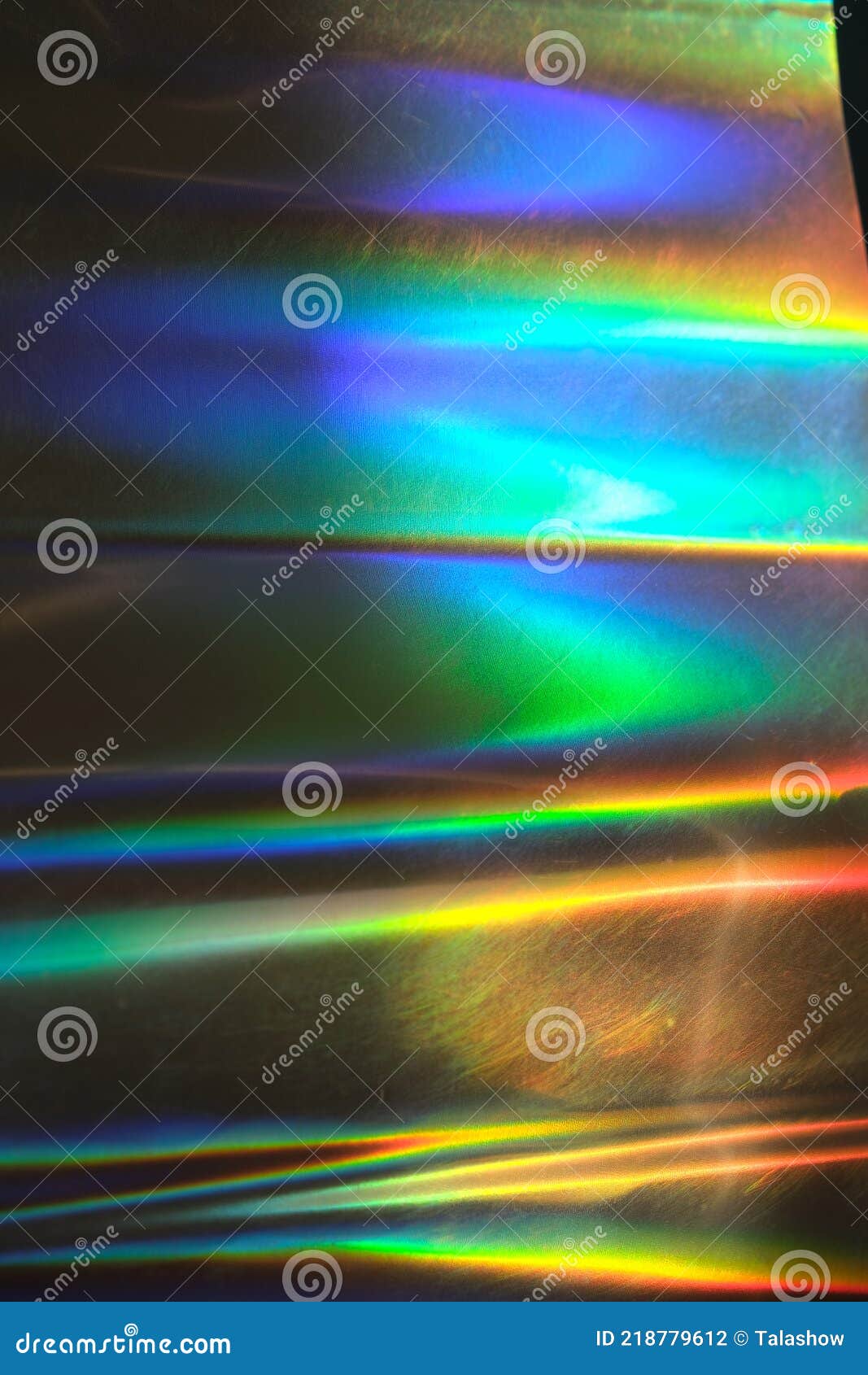 Bright Rainbow Holographic Film Background Stock Photo - Image of ...