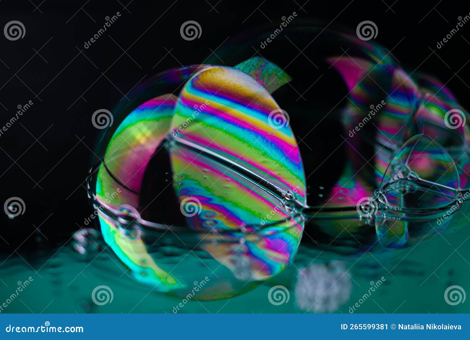 Bright Rainbow Multicolored Cosmic Futuristic Transparent Shiny ...