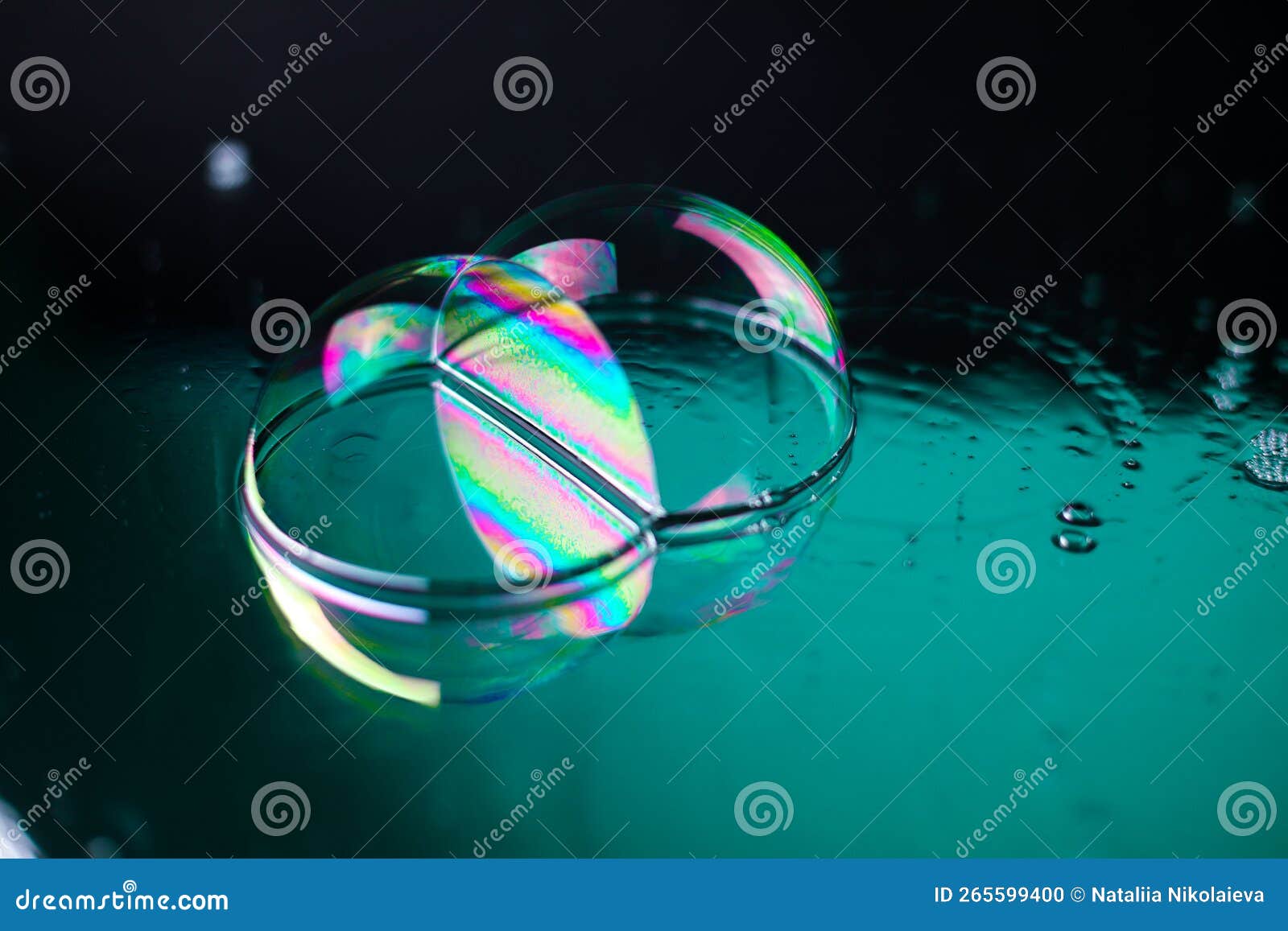 Bright Rainbow Multicolored Cosmic Futuristic Transparent Shiny ...