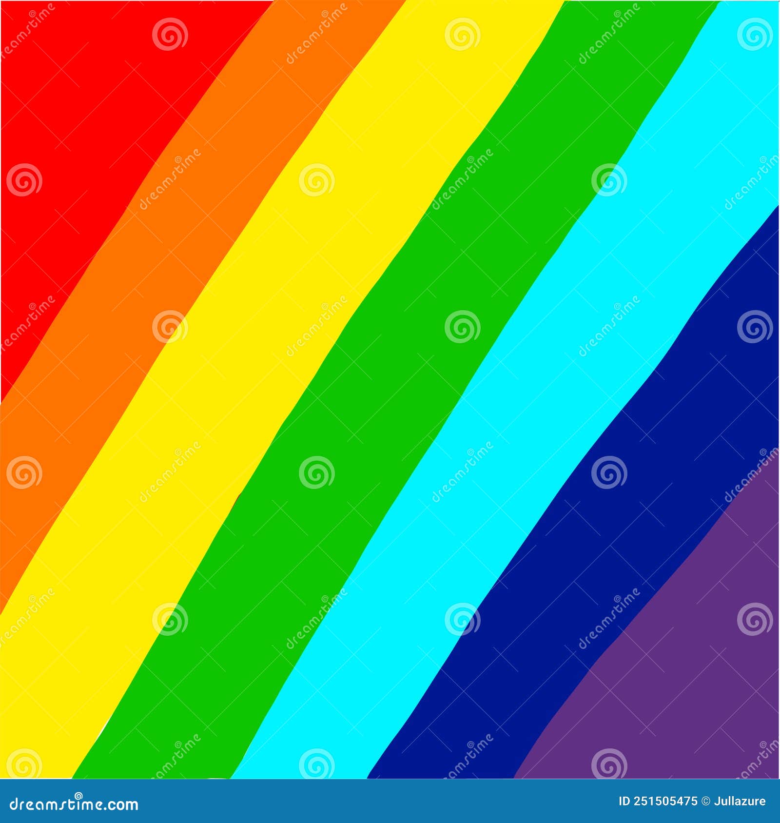 Bright Rainbow Pattern. Hope for a Peaceful Life Stock Illustration ...