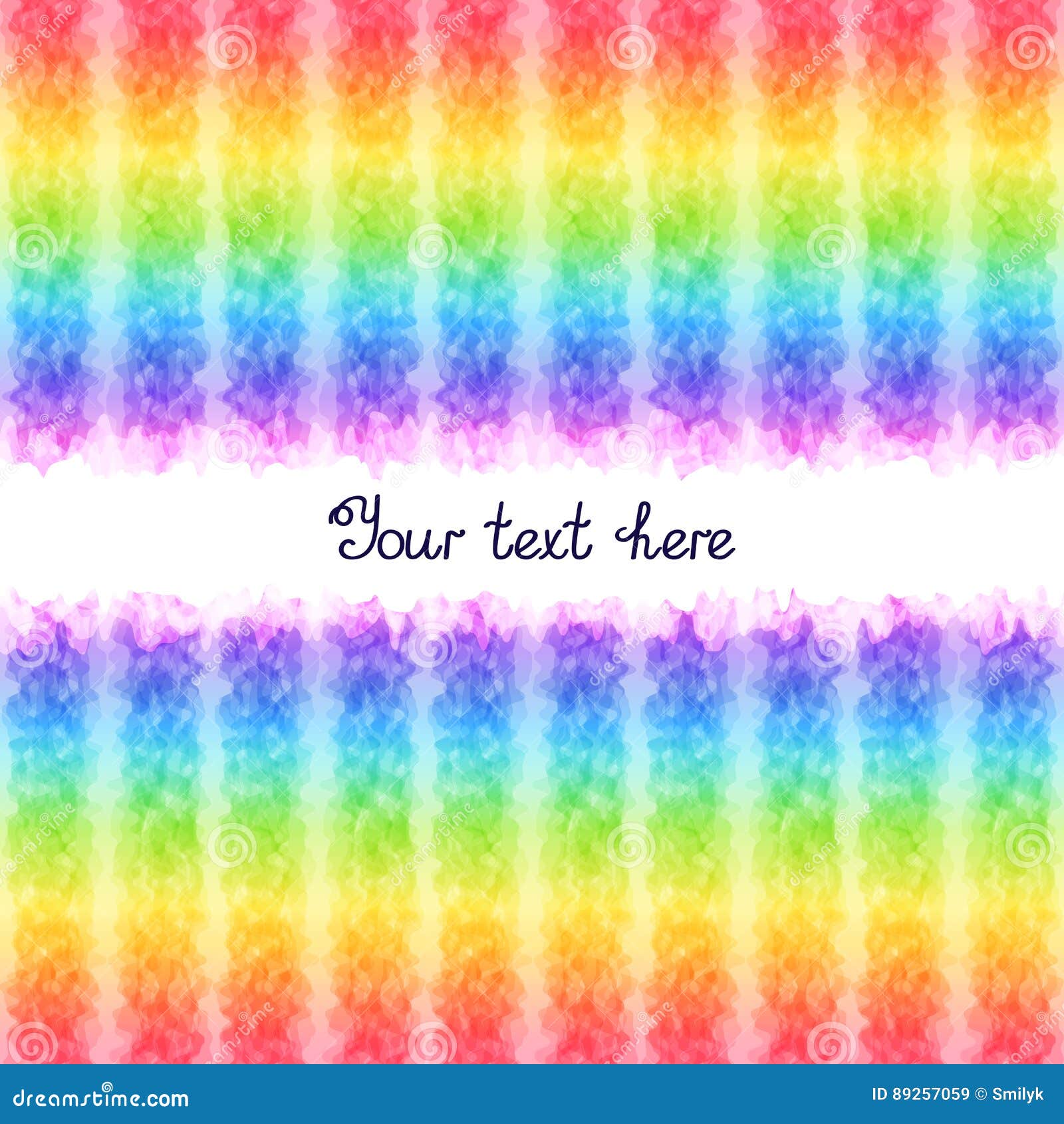 Bright Rainbow Template for Signboard, Presentation, Cover. Stock ...