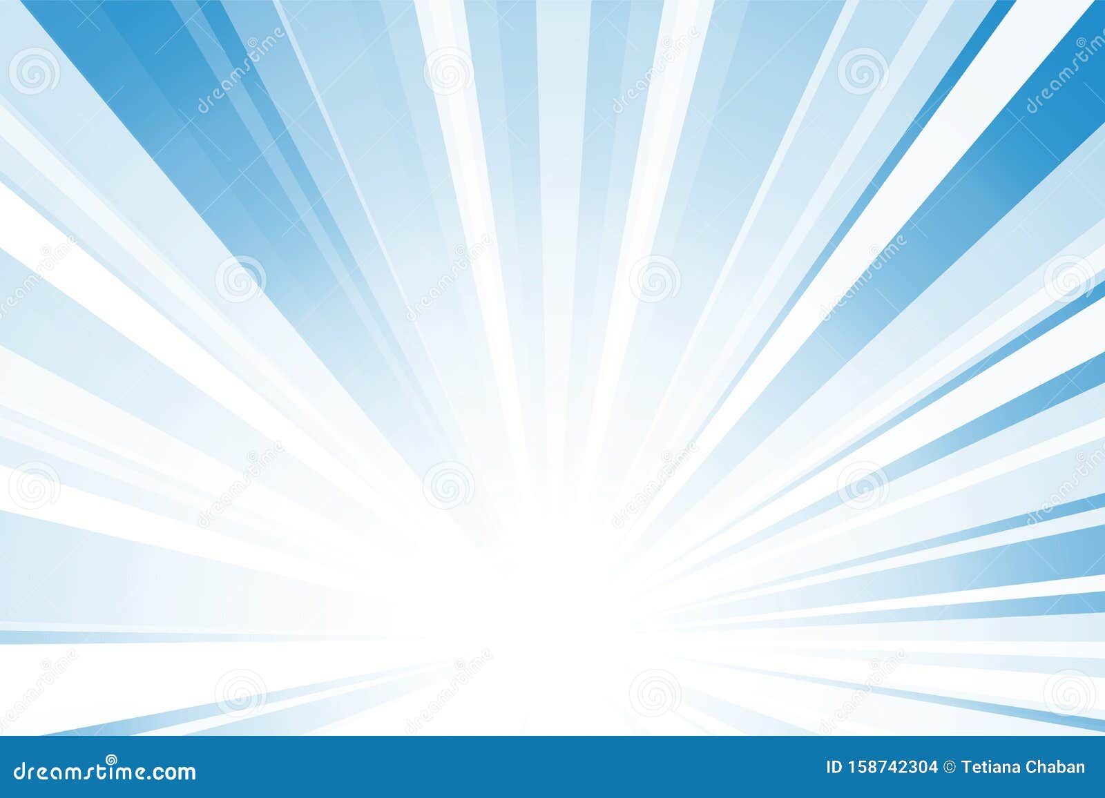 Bright Ray Abstract and Light Blue Background, Vector and Illustration ...