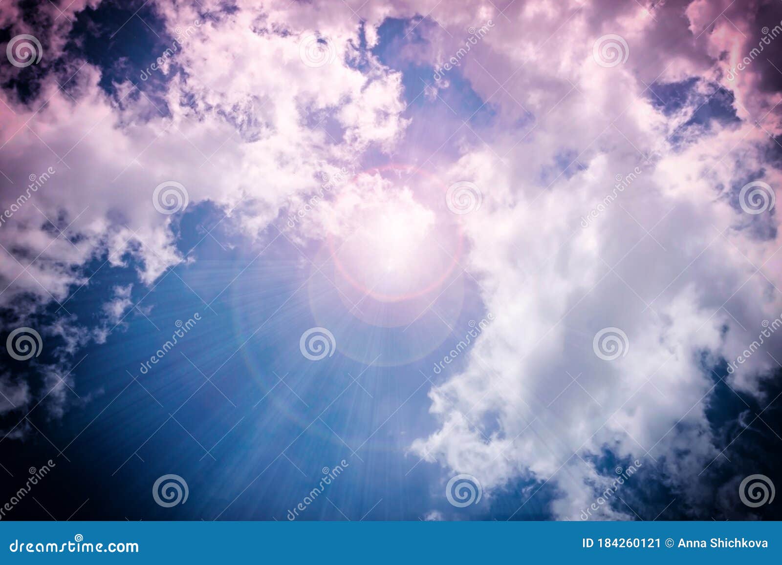 A bright ray of sunshine stock image. Image of color - 184260121