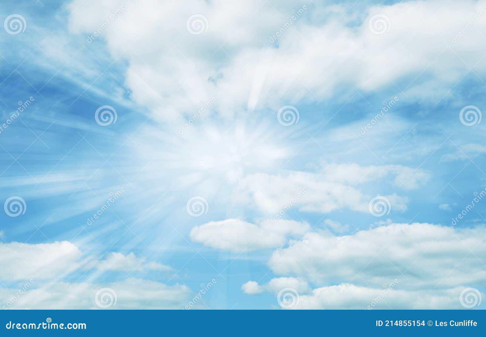 Rays in sky stock photo. Image of heaven, abstract, photograph - 214855154