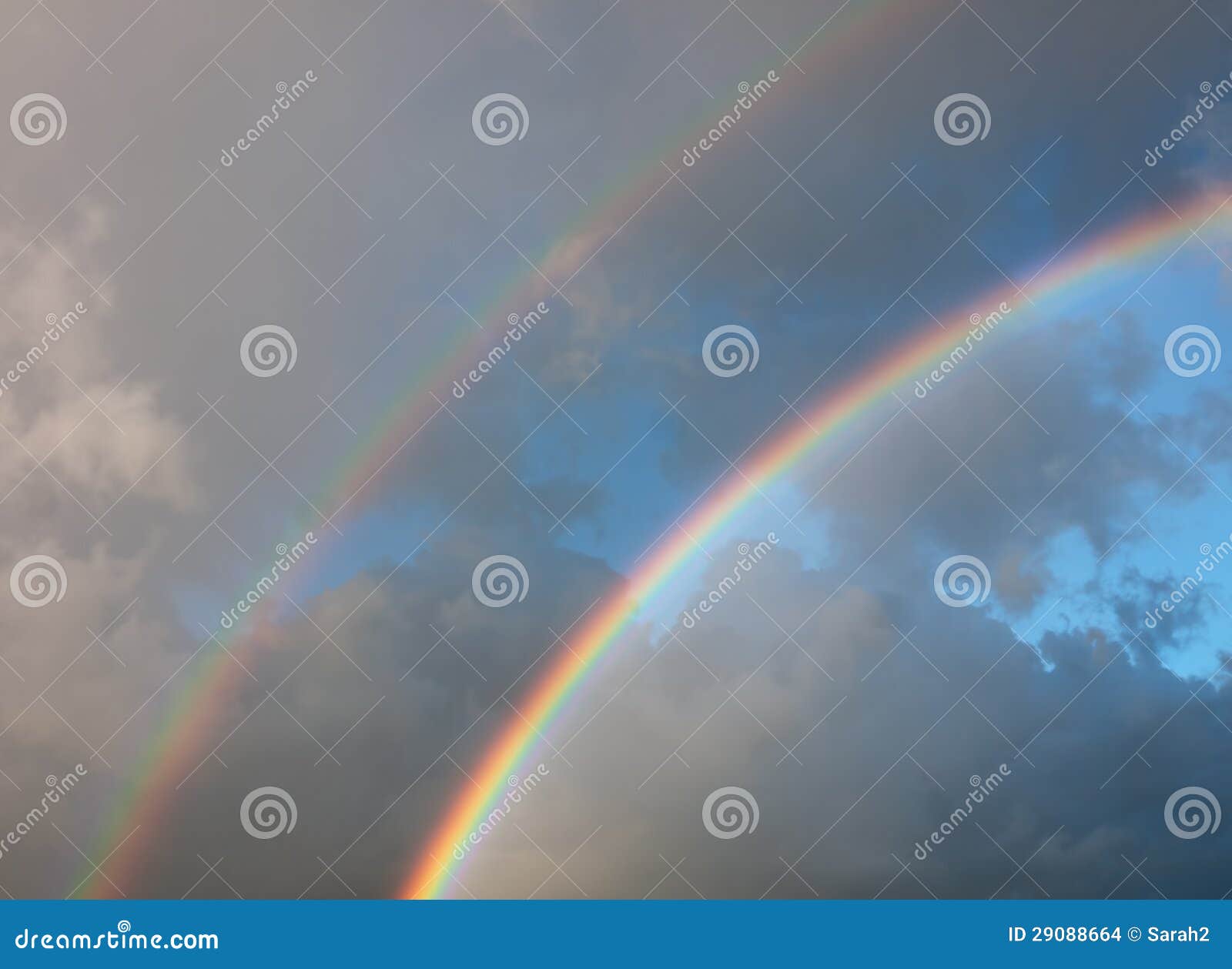 Bright real rainbow sky stock photo. Image of nature - 29088664
