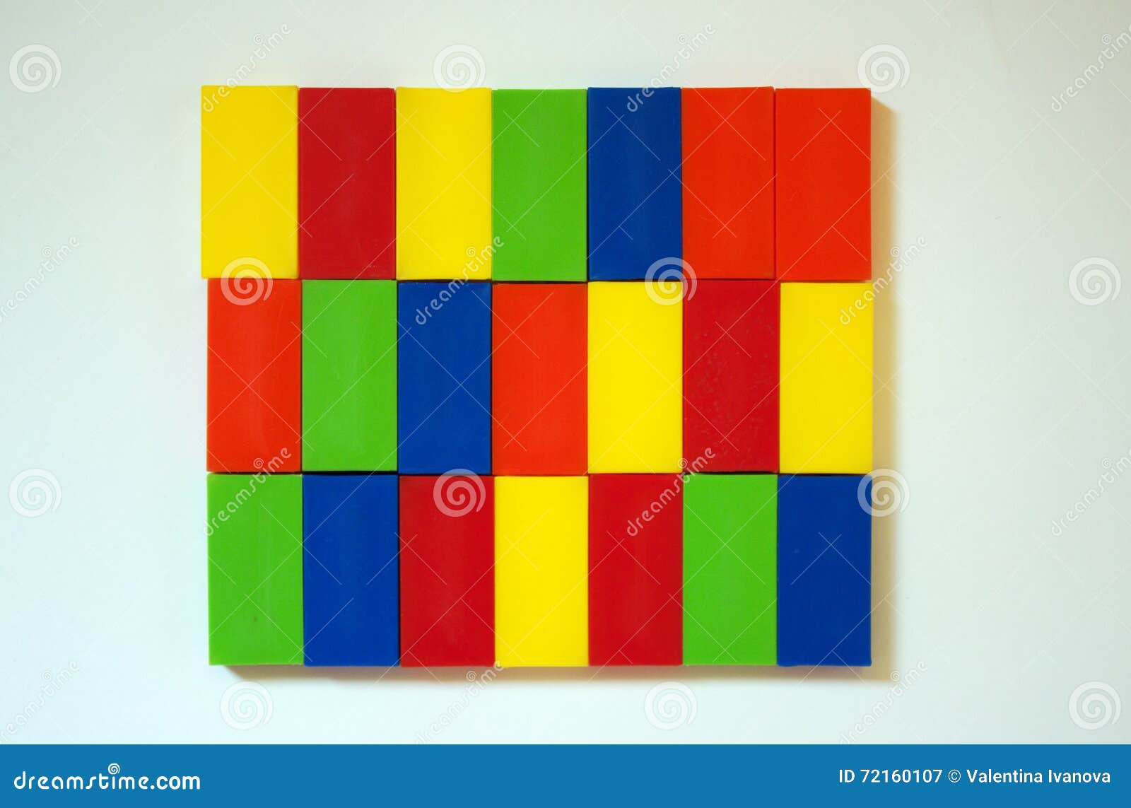 Bright Rectangular Details on a White Background Stock Image - Image of ...