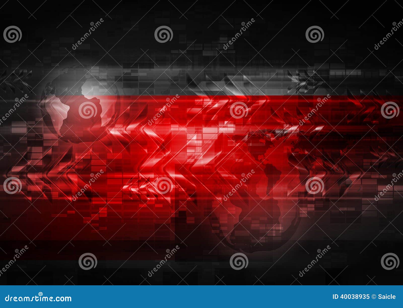 Bright Red Abstract Background Stock Illustration - Illustration of ...
