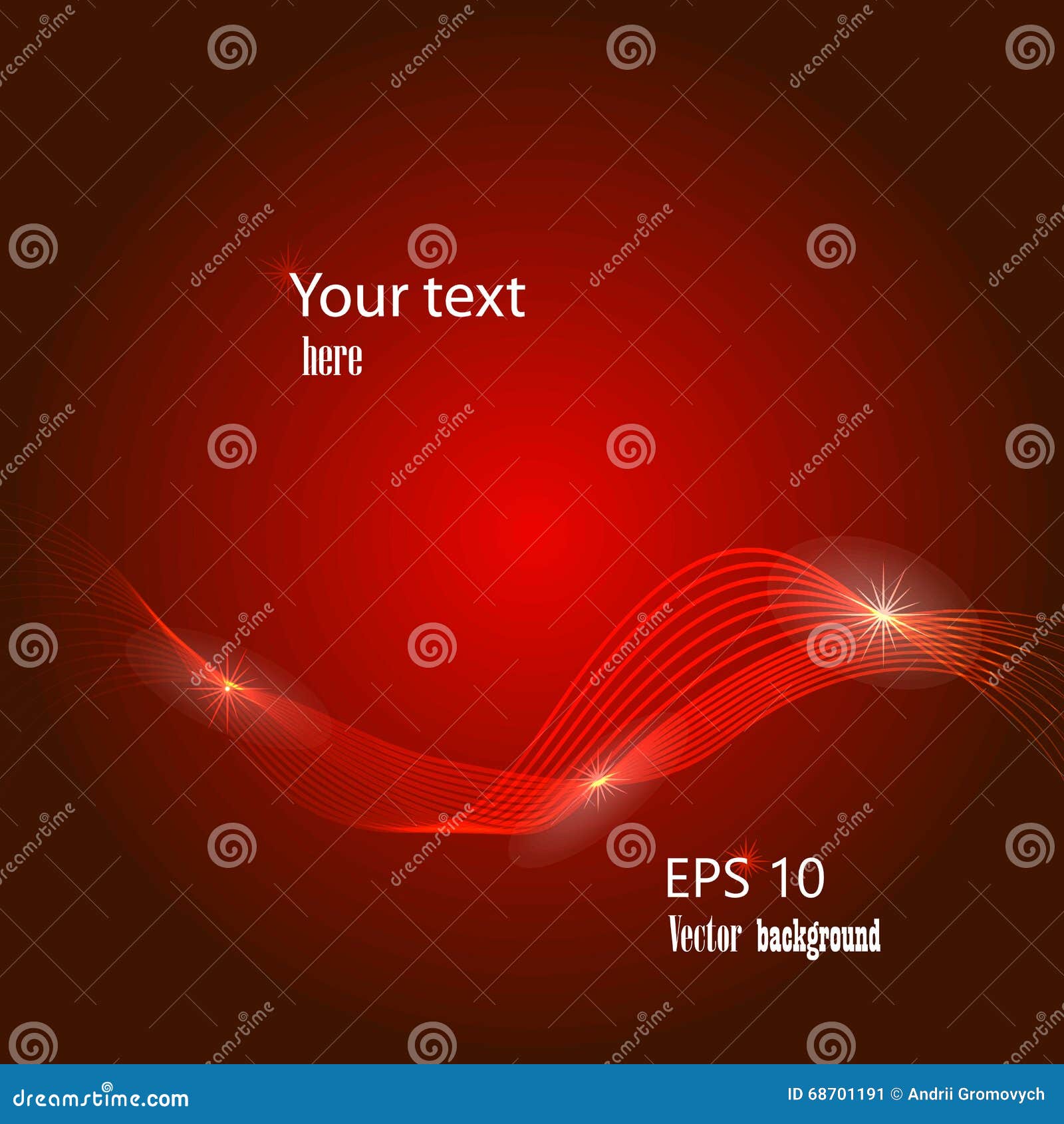 Bright Red Abstract Background. Stock Vector - Illustration of elegant ...
