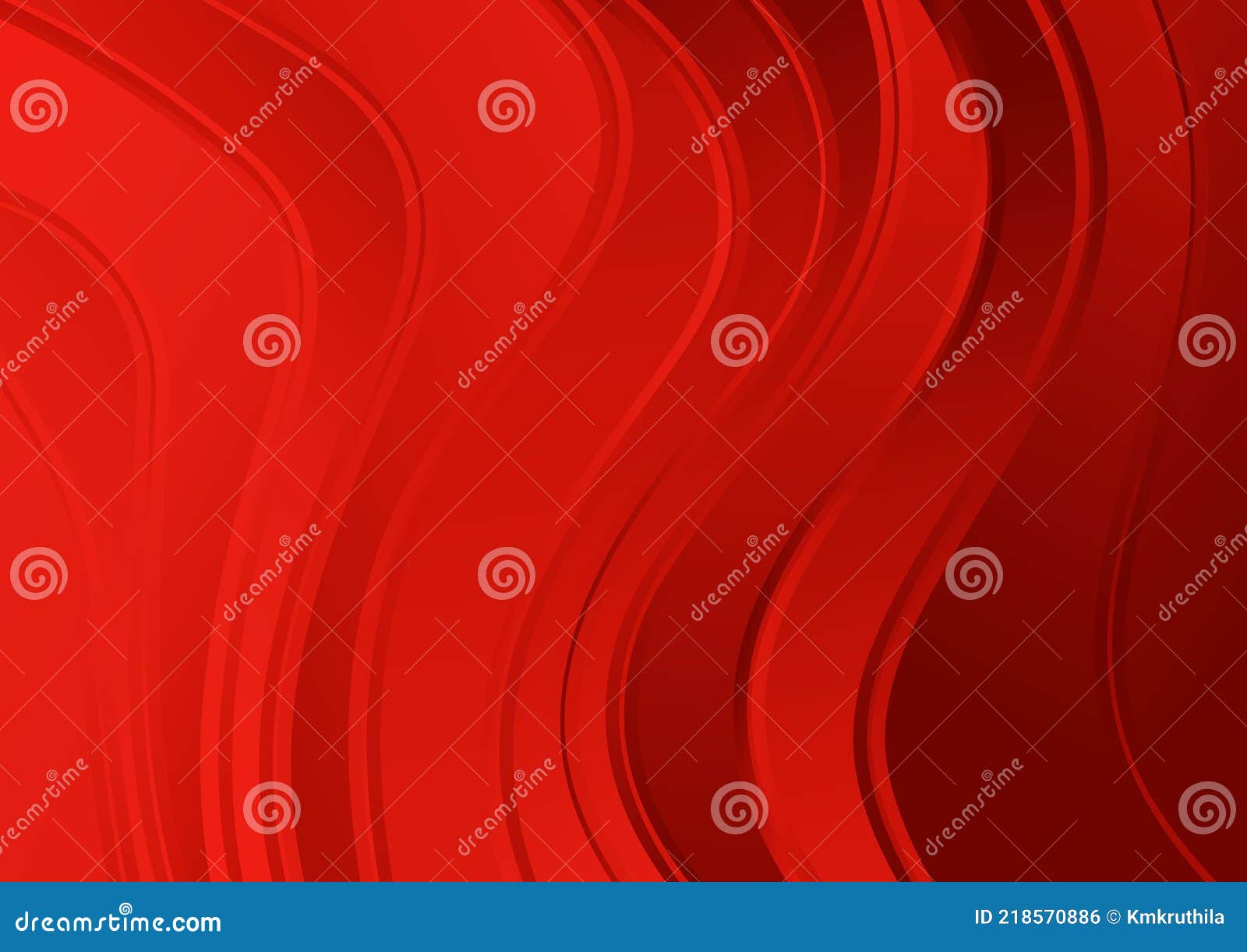Bright Red Abstract Gradient Vertical Wave Background Vector Graphic ...