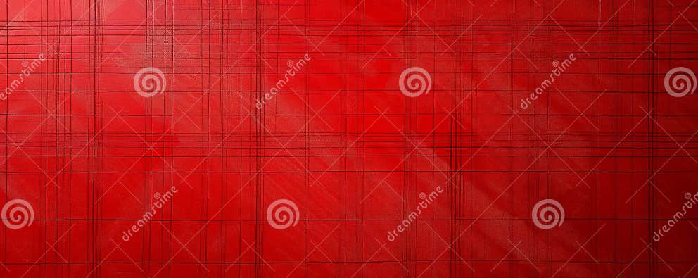 A Bright Red Background with a Subtle Grid Pattern, Adding Structure and Stock Photo - Image of ...