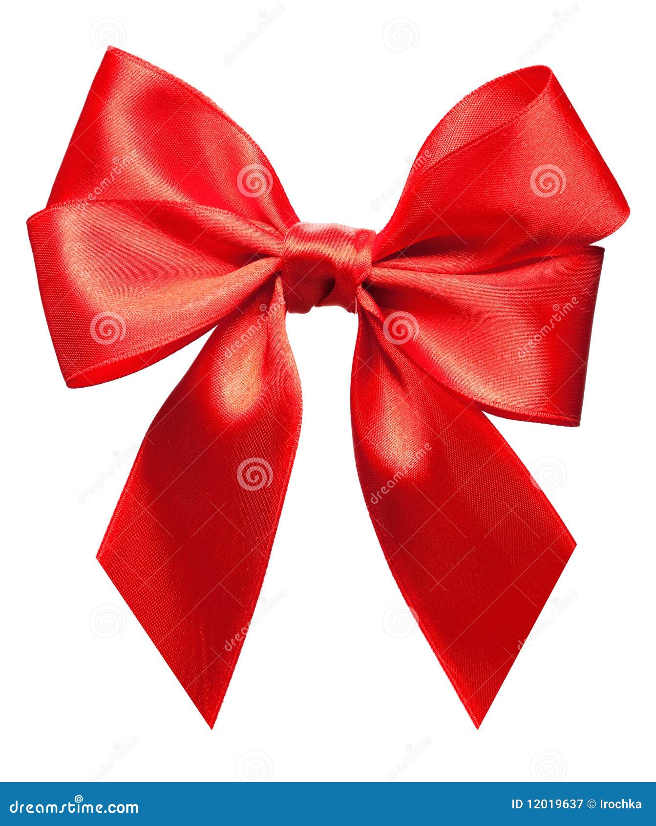 Bright red bow isolated stock image. Image of wrap, decoration - 12019637