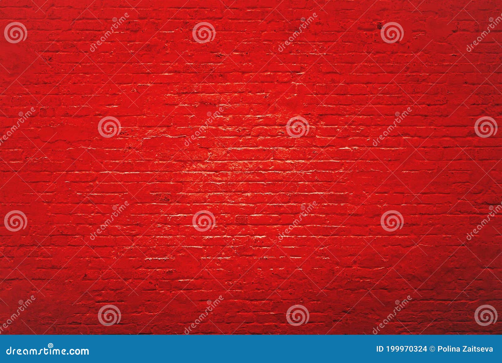 Bright Red Brick Wall Texture Pattern Background Square Size Stock ...