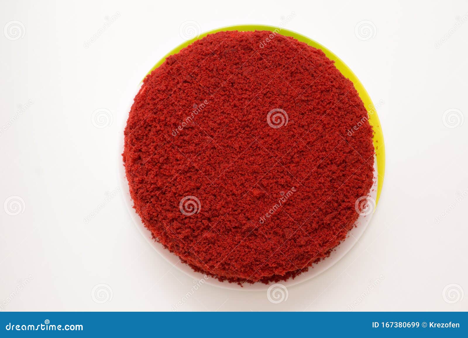 Bright Red Cake Called Red Velvet Stock Image - Image of delicious ...