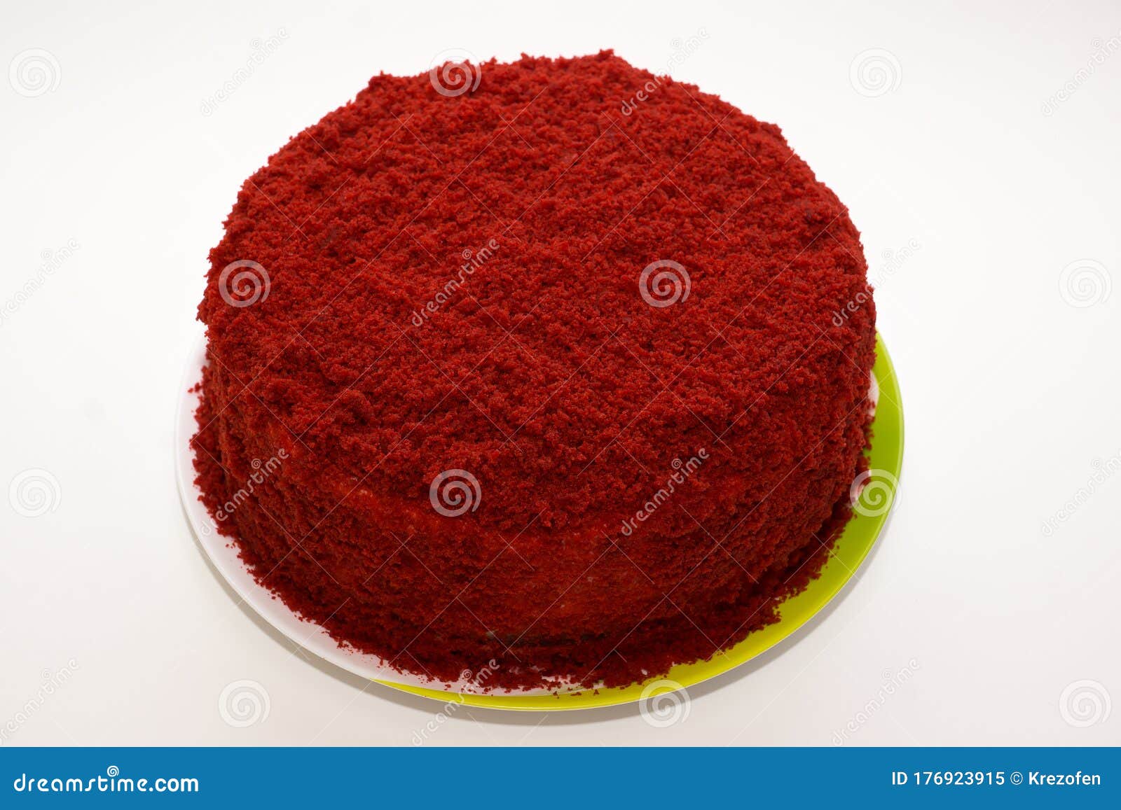 Bright Red Cake Called Red Velvet Stock Image - Image of bright, layer ...