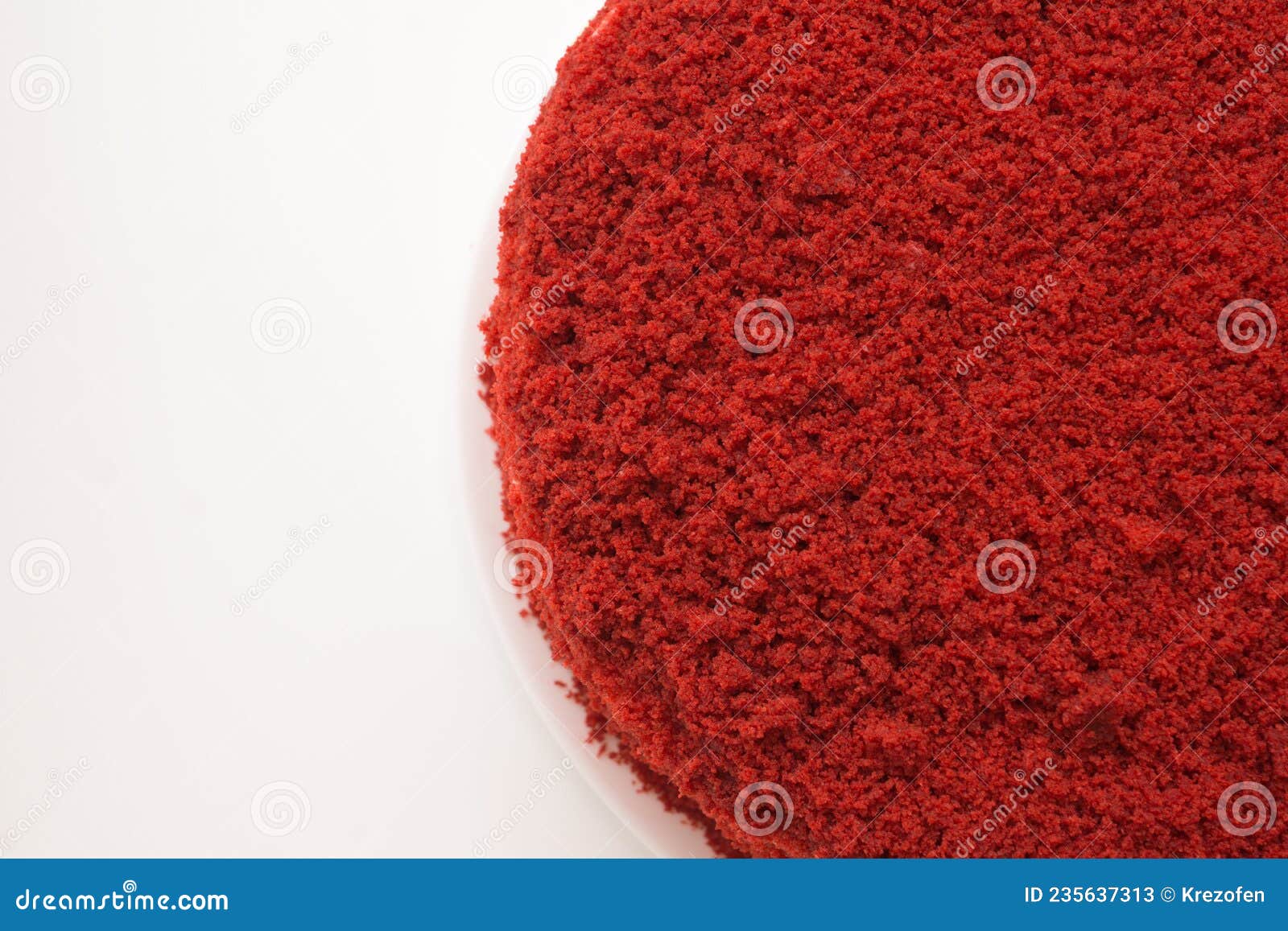 Bright Red Cake Called Red Velvet Stock Image - Image of beautiful ...