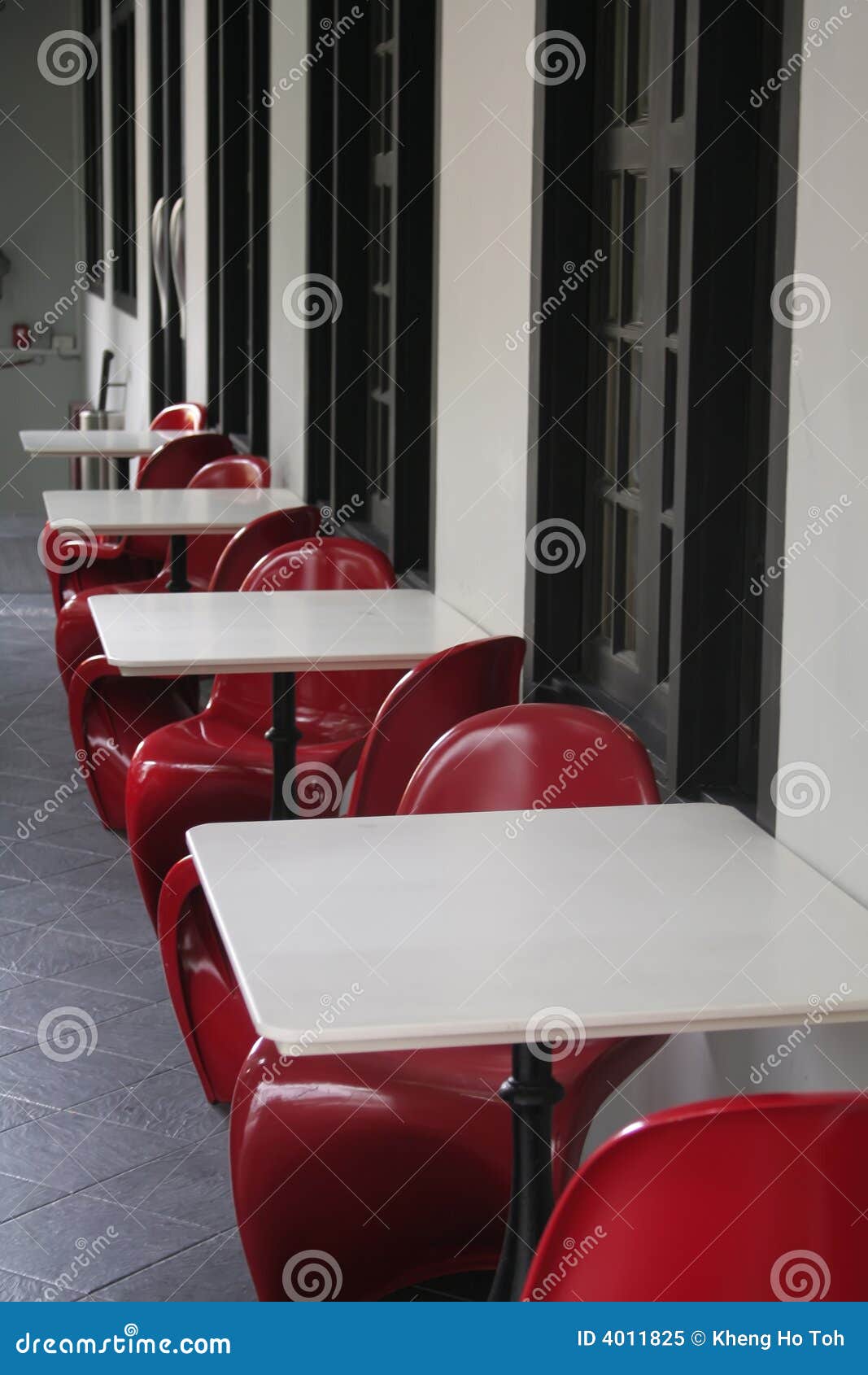 Bright Red Chairs stock image. Image of trendy, classy - 4011825