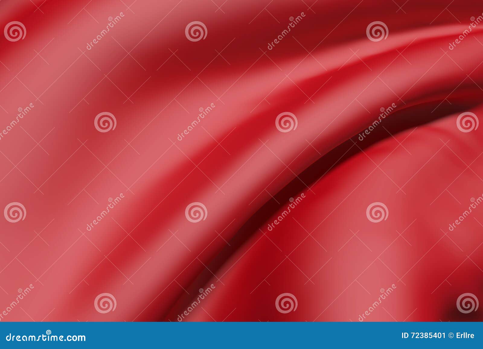 Bright Red Cloth Waving in Light Stock Illustration - Illustration of ...