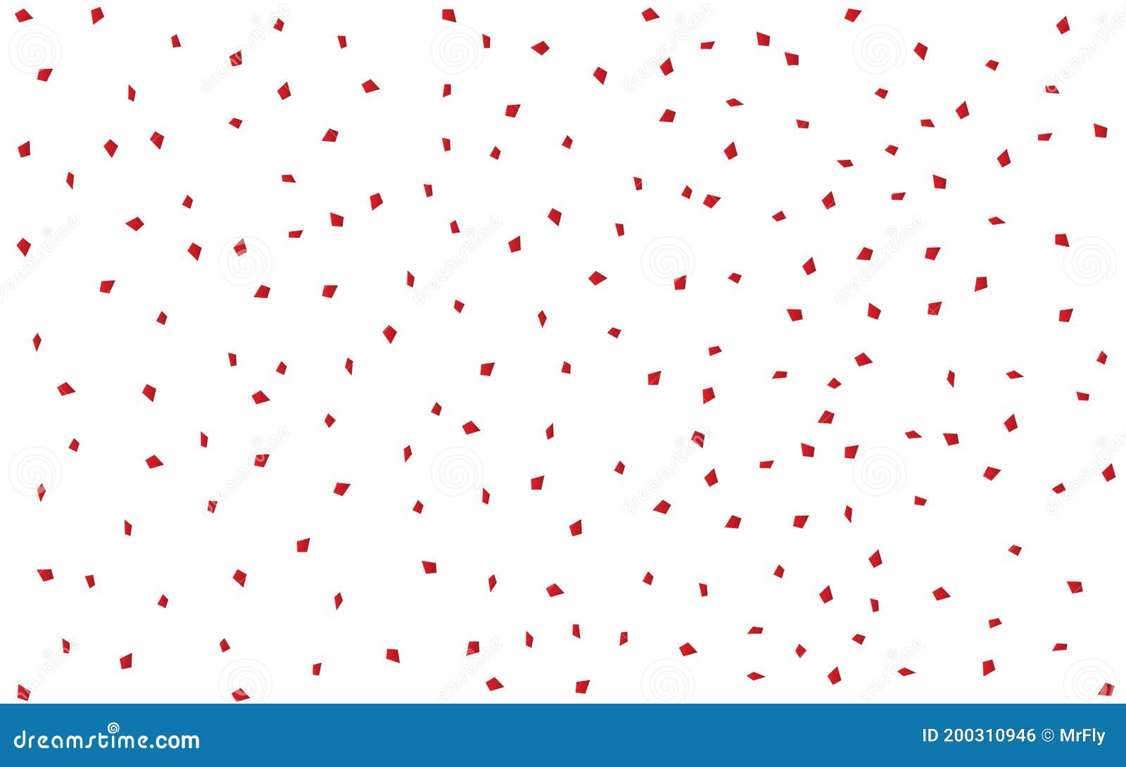 Bright Red Confetti Flakes, Vector Illustration Stock Vector ...