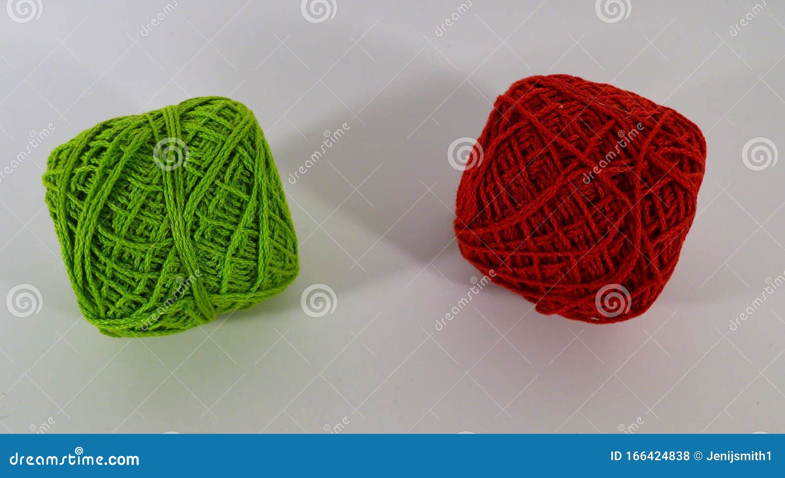 Bright Red Craft Project Thread Stock Photo - Image of string, crafting ...