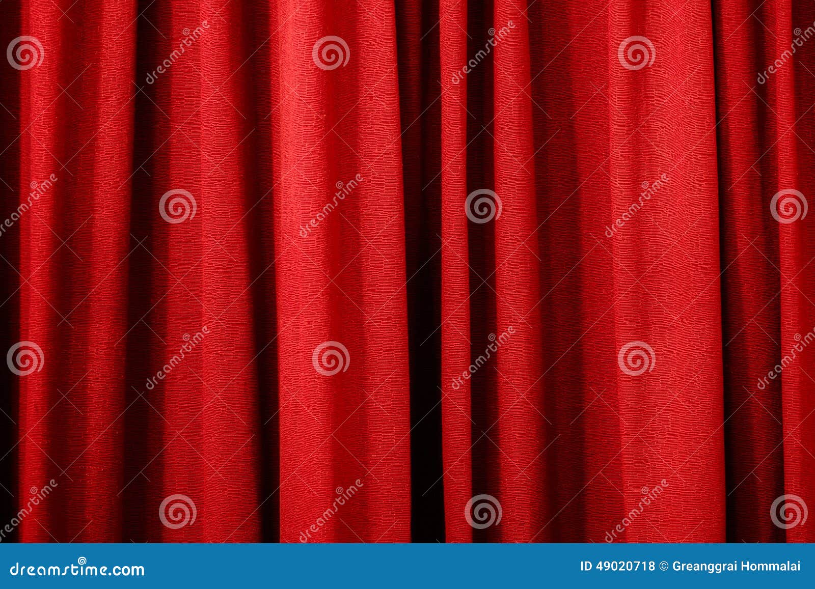 Bright Red Curtain As a Background or Texture Stock Photo - Image of ...