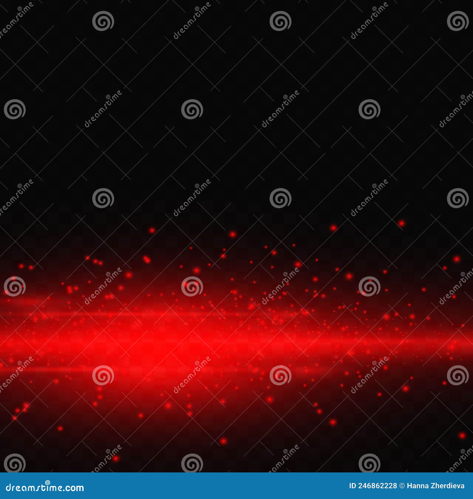 Bright Red Flash of Light, Explosion on a Transparent Background. Stock ...