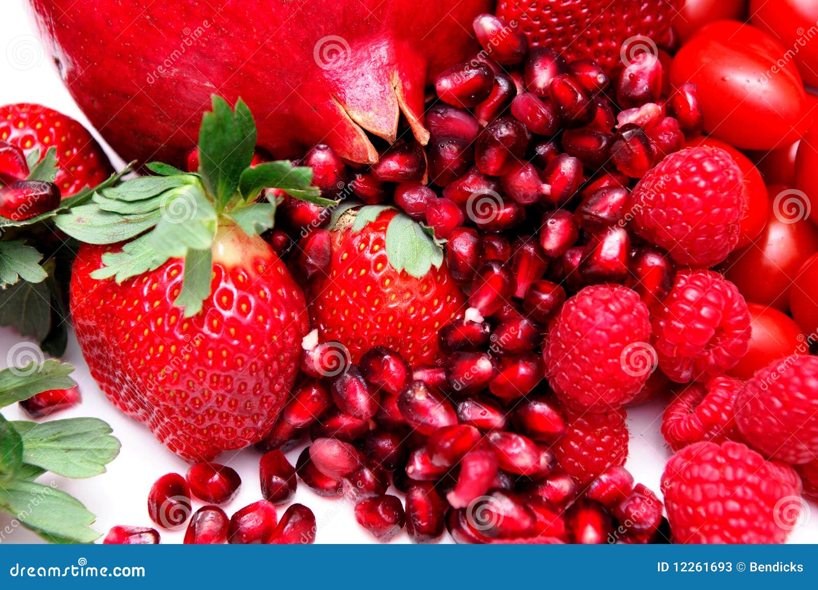 Bright Red Fruit stock image. Image of raspberry, food - 12261693