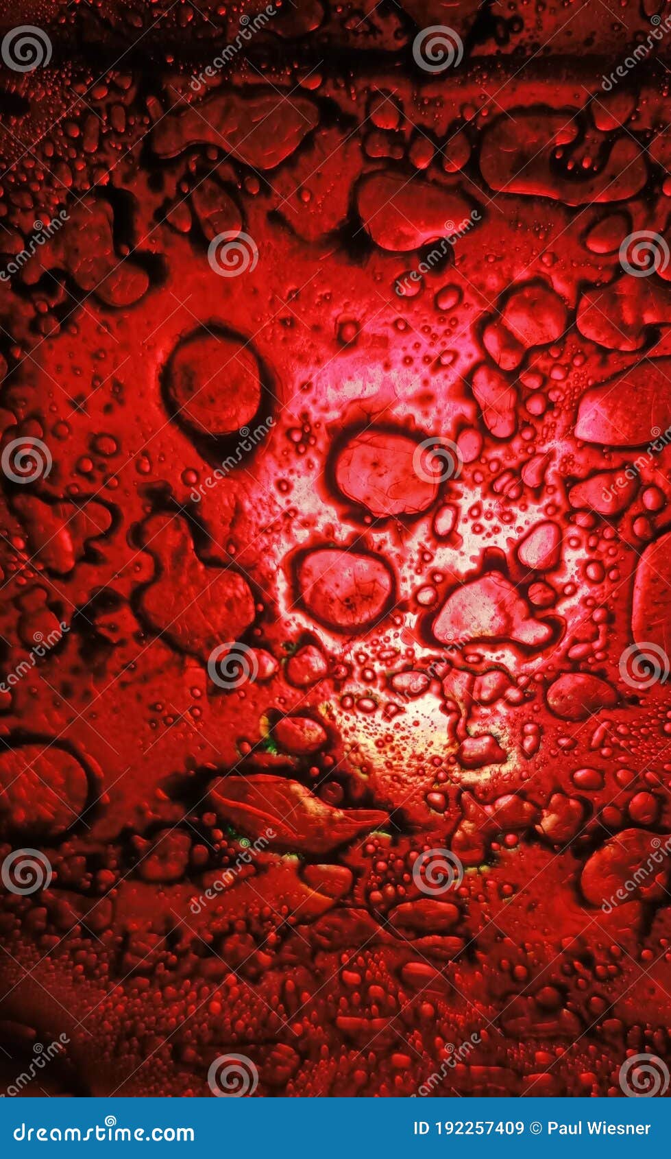 Bright Red Glass with Speckled Patterns All Over it Stock Image - Image ...