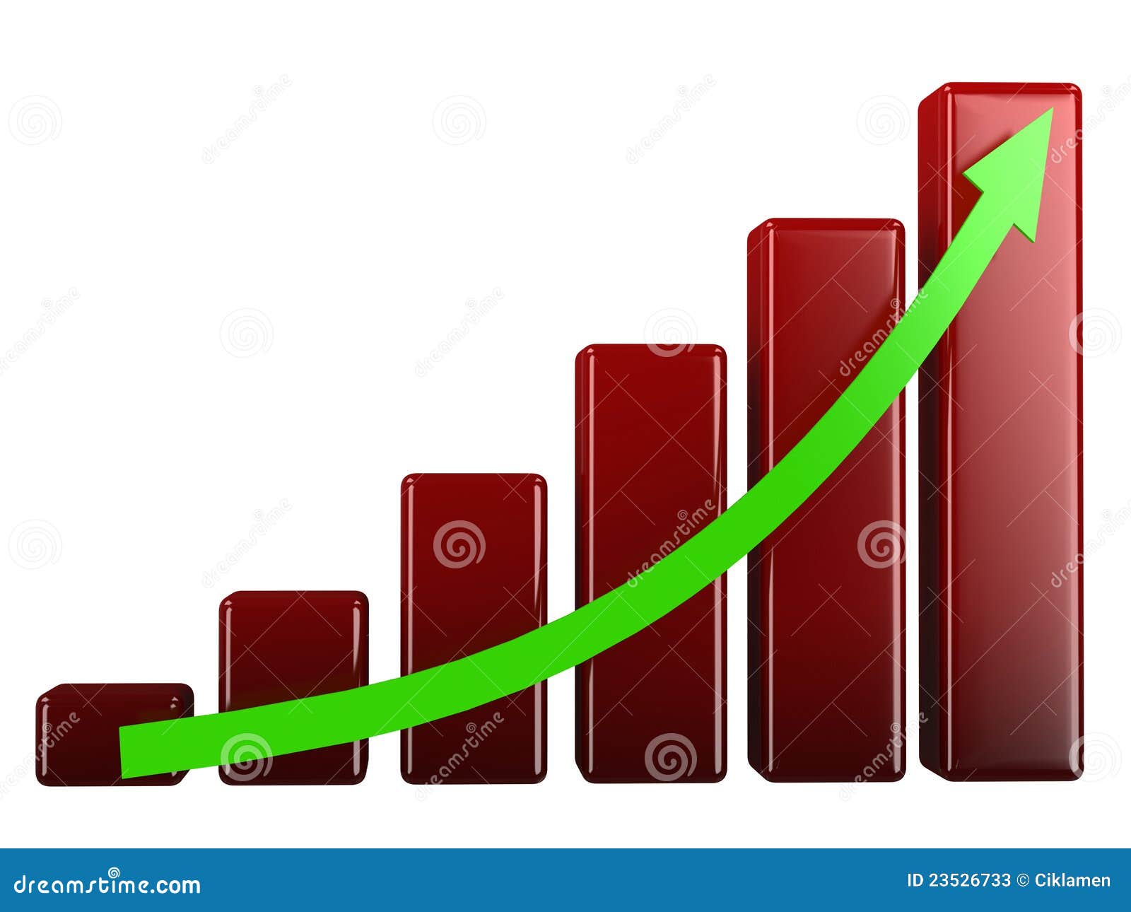 Bright red graph stock illustration. Illustration of diagram - 23526733