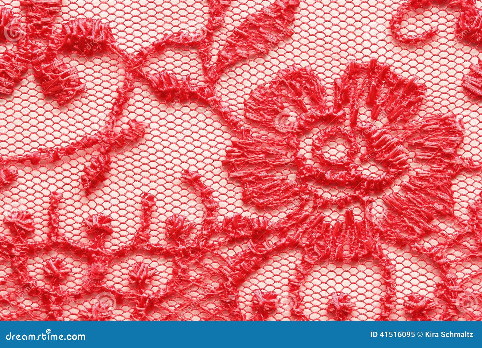 Bright Red Lace Material Texture Macro Shot Stock Image - Image of lace ...