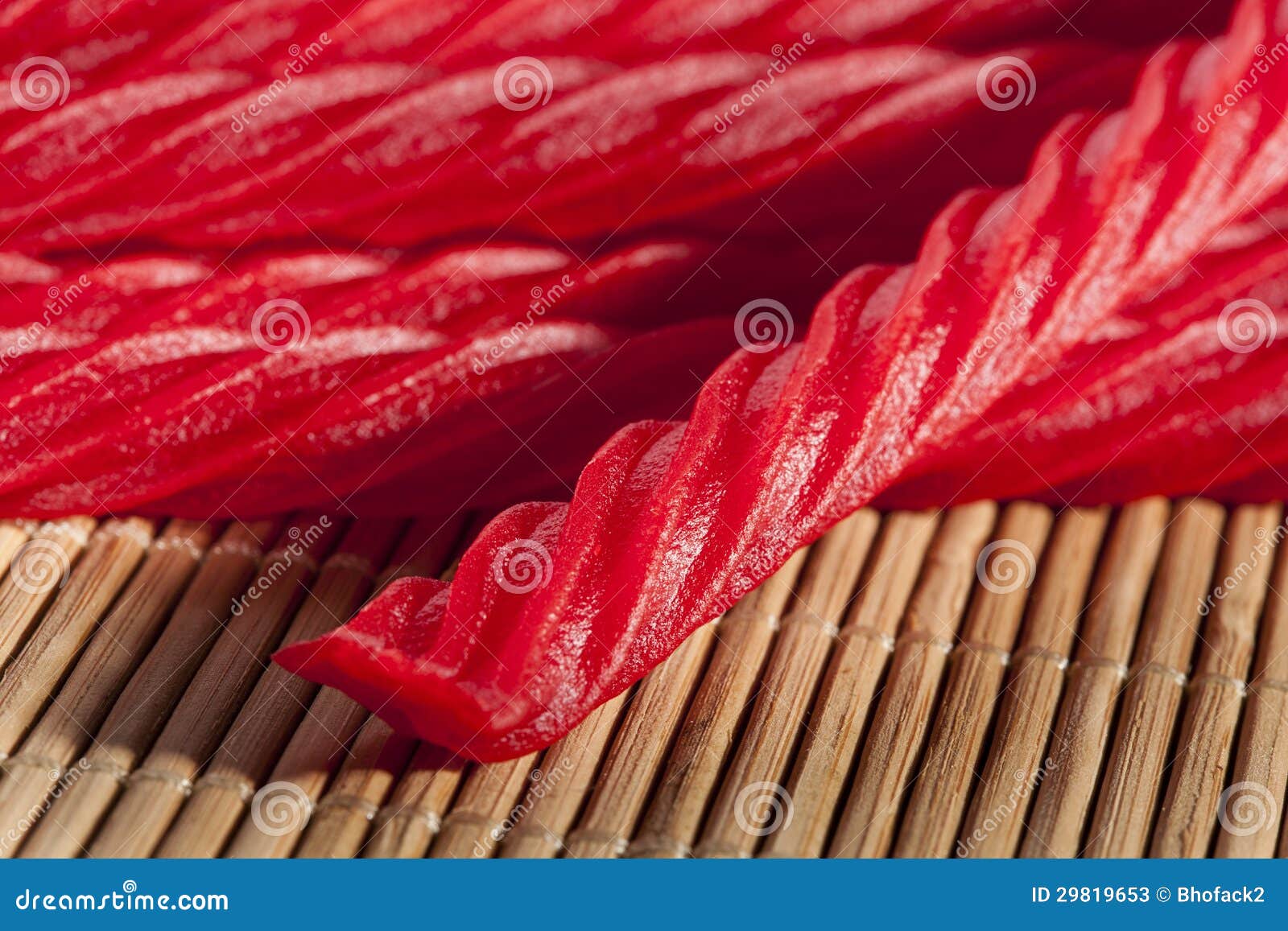 Bright Red Licorice Candy stock image. Image of candy - 29819653