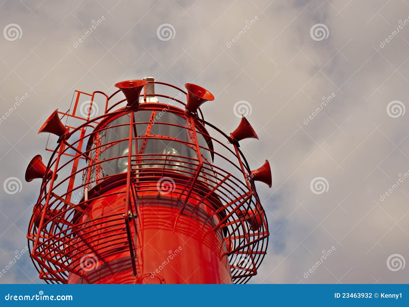 Bright red lighthouse stock photo. Image of beacon, port - 23463932