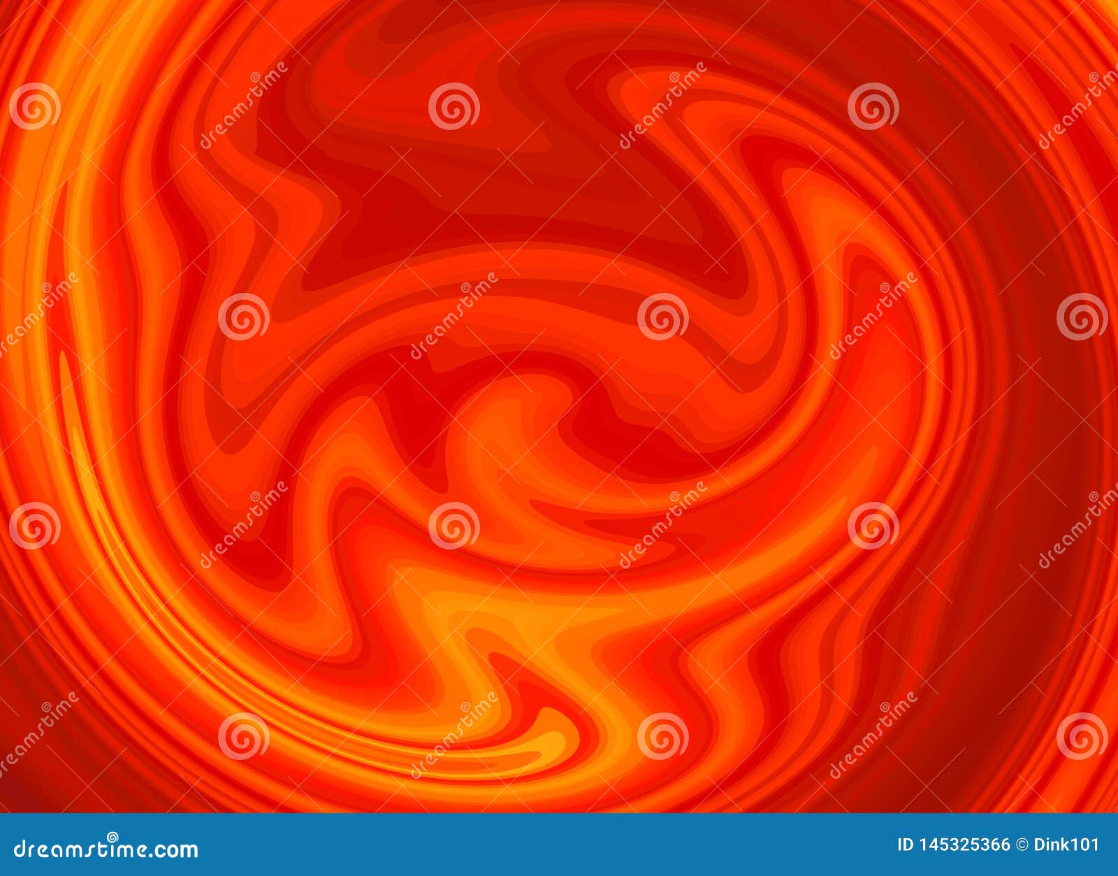 Bright Red and Orange Background with a Curl Pattern Stock Illustration ...